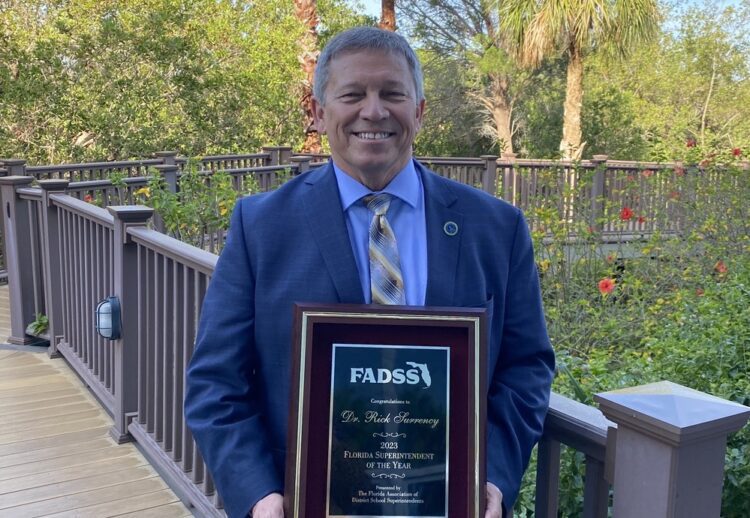 DR. RICK SURRENCY, FLORIDA’S SUPERINTENDENT OF THE YEAR, 2023 ...