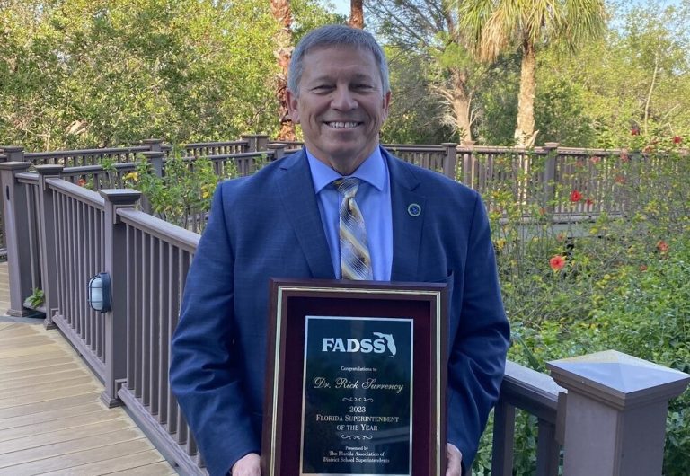 DR. RICK SURRENCY, FLORIDA’S SUPERINTENDENT OF THE YEAR, 2023 ...